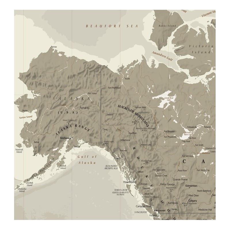 Il Mondo "Planisfero Design" - Poster