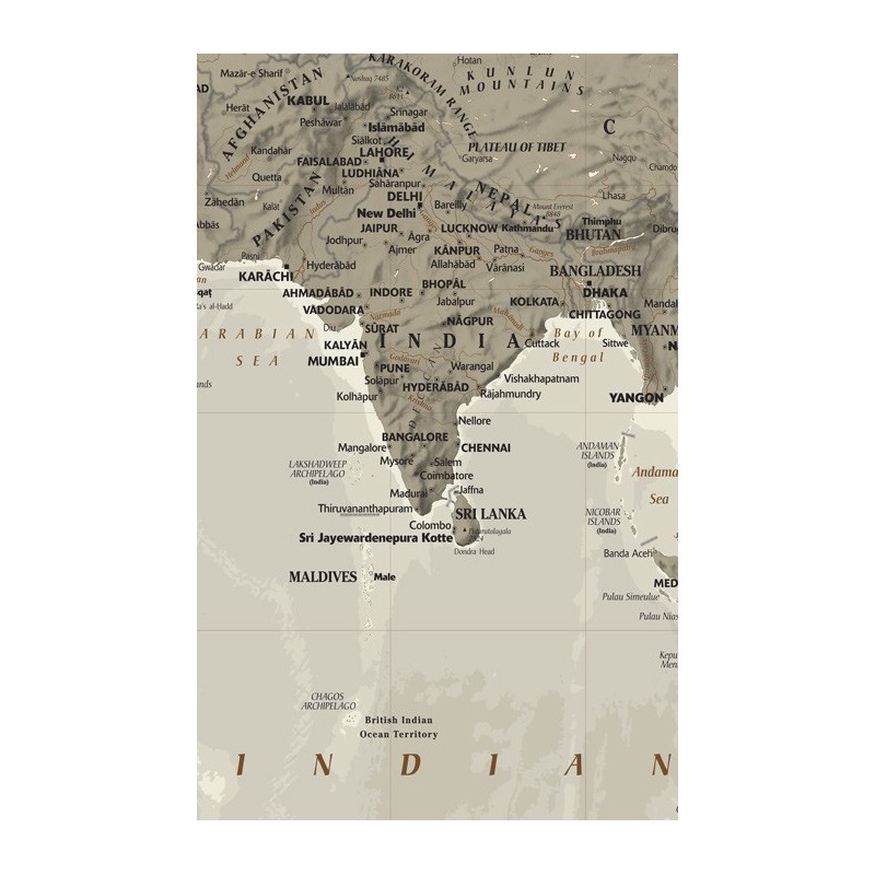 Il Mondo "Planisfero Design" - Poster