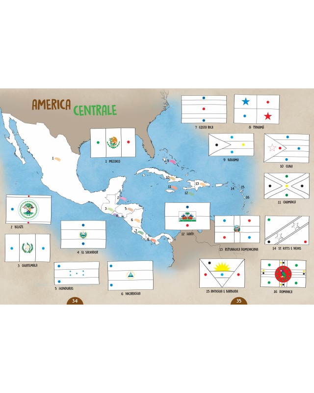 Colora le Bandiere del Mondo